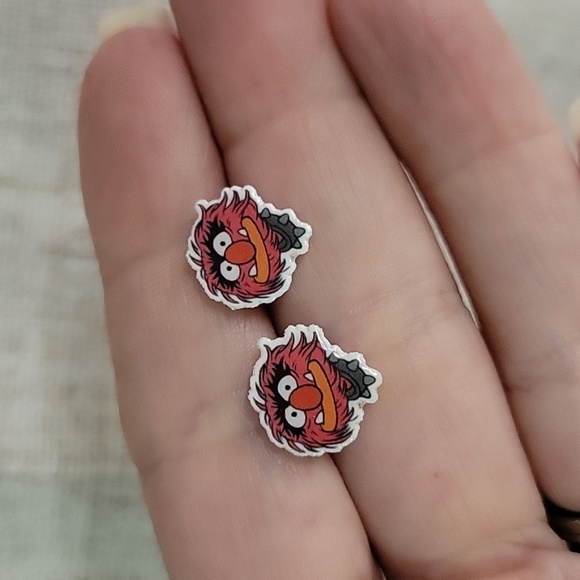 Jim Henson | Jewelry | Last Pair Animal Muppet Stud Earrings | Poshmark